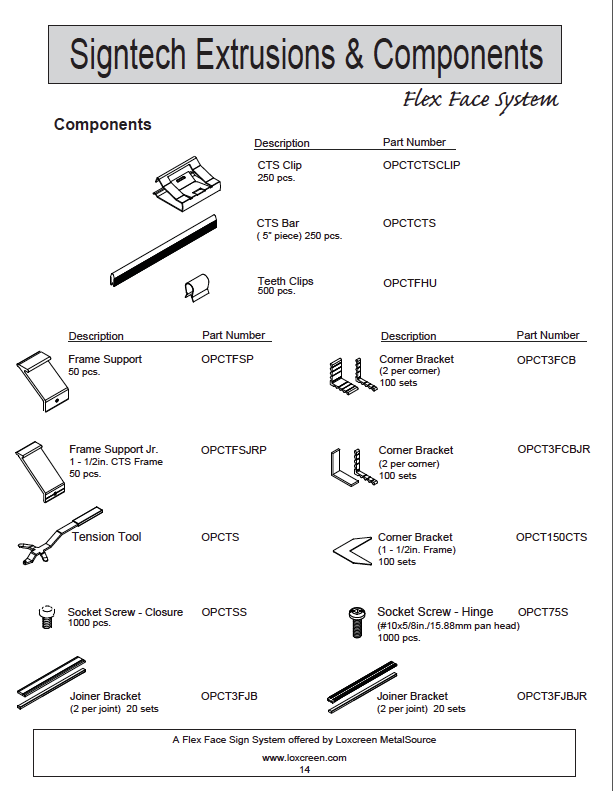 flex face clips - General Message Board - The Sign Syndicate
