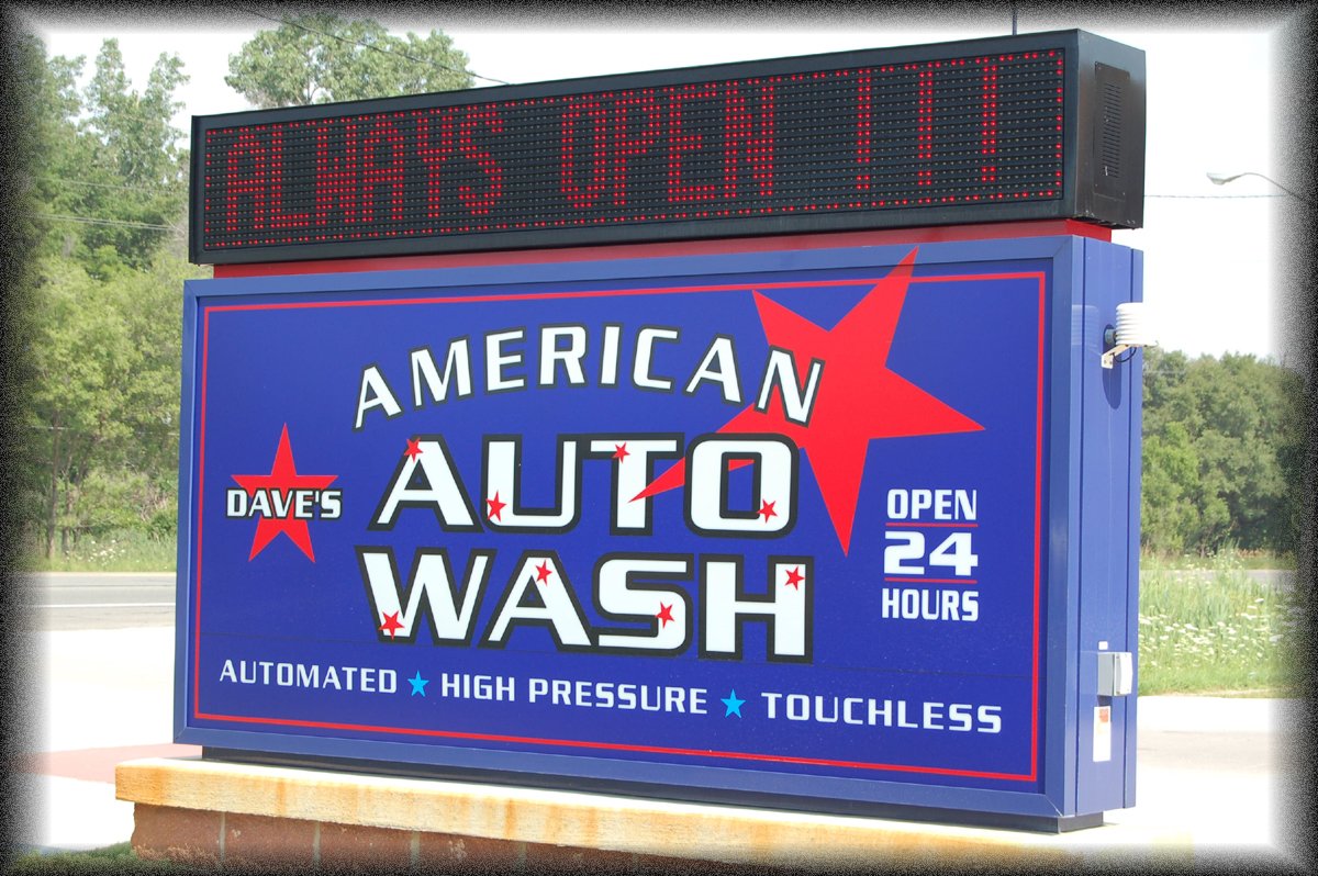 Custom monument sign with LED - Member's Gallery - The Sign Syndicate