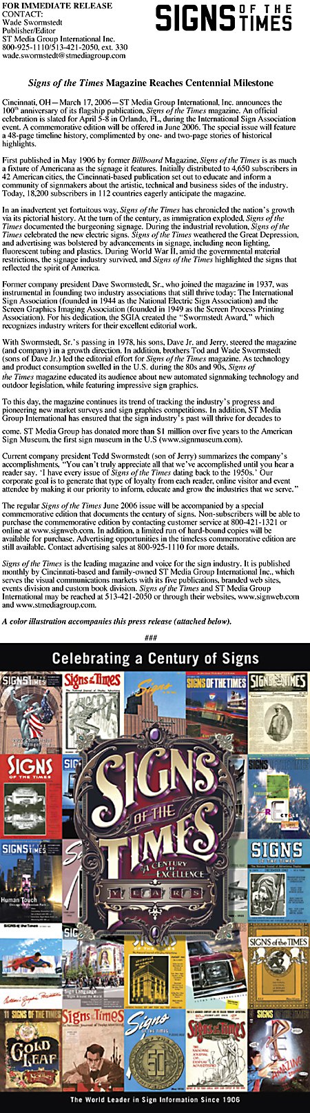 Sign Trade Publication - General Message Board - The Sign Syndicate